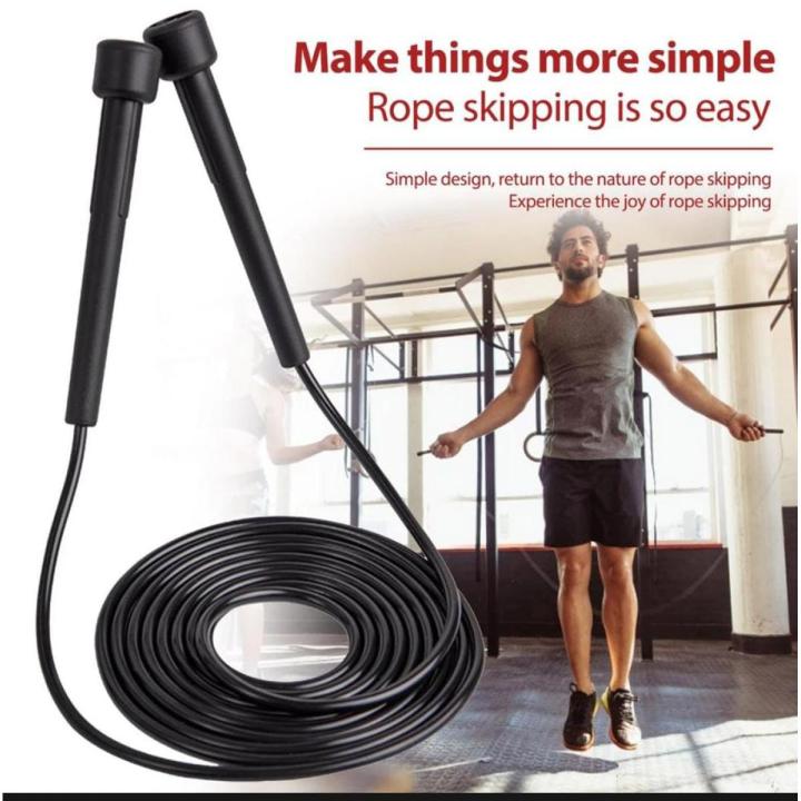 Skipping Adjustable Jumping Rope Fitness burn calories Speed Gym Adults ...
