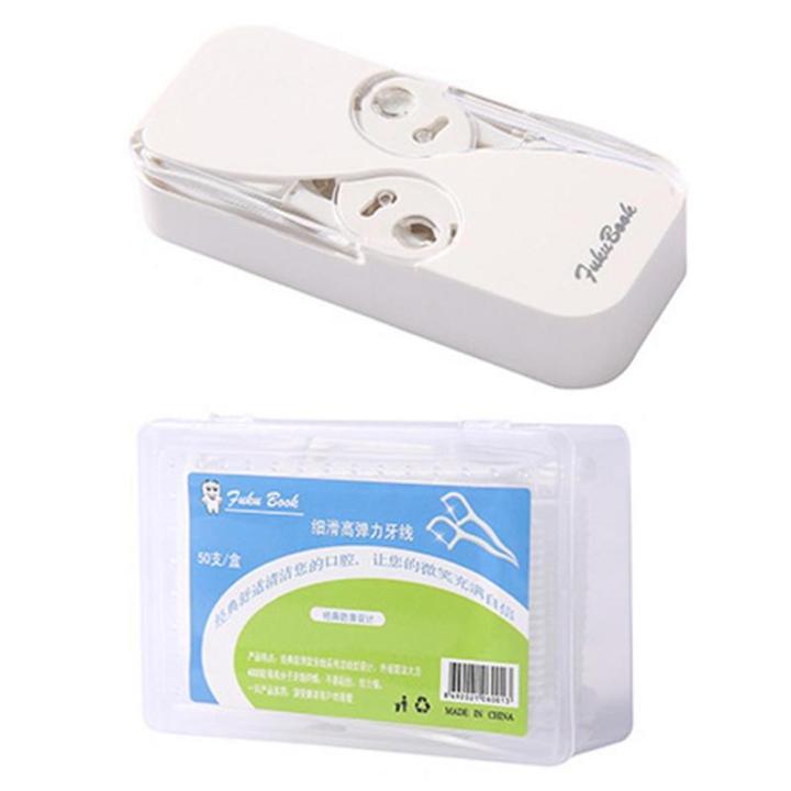 Dental Floss Pick Holder Travel Pop-Up Automatic Floss Box Flossers For ...