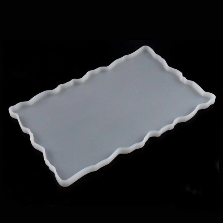 Large Rectangular Resin Silicone Mold With Irregular Edges 15 inches ...