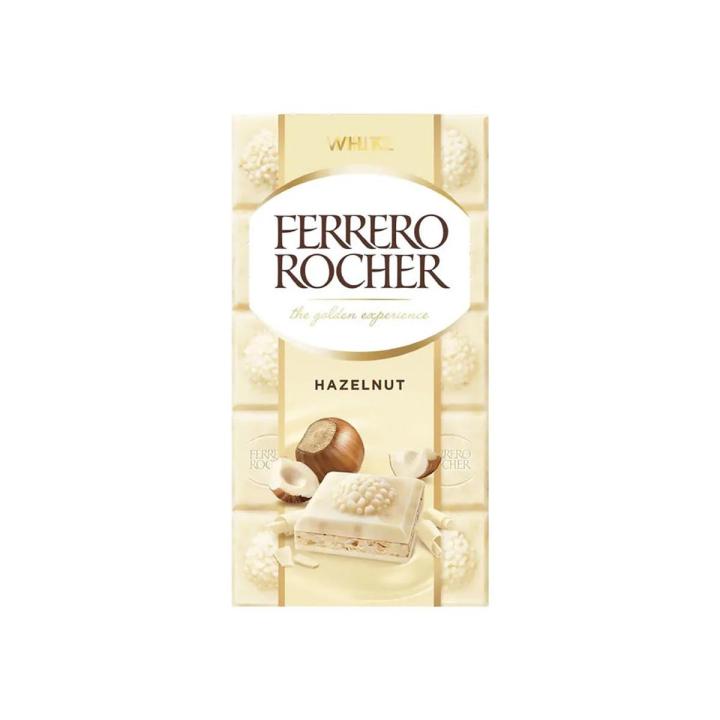 Ferrero Rocher Hazelnut Chocolate Bar 90gm | Daraz.pk