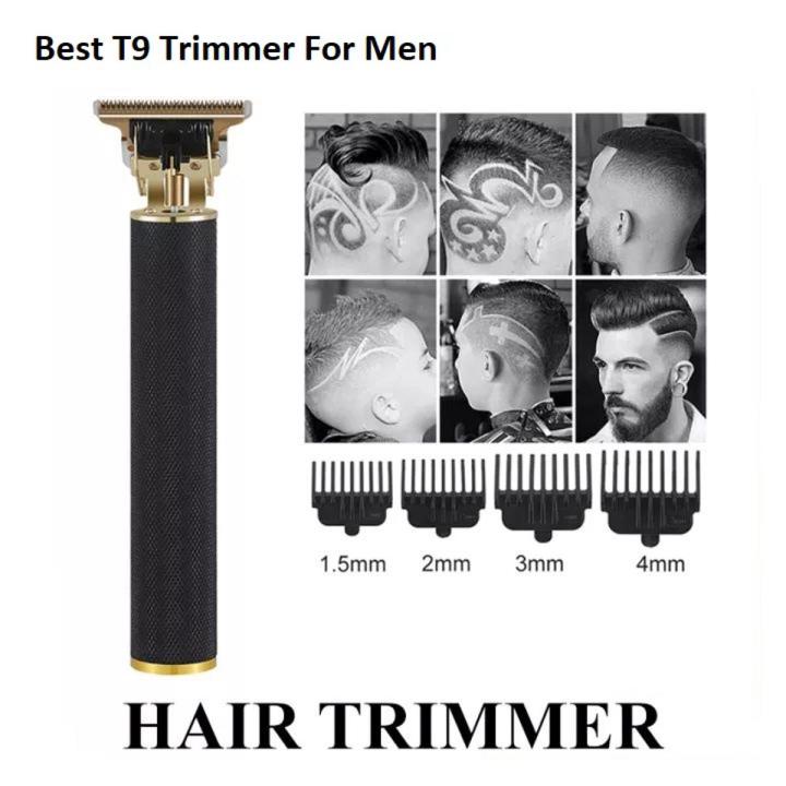 T9 Hair Clipper & Hair Trimmer Professional - Rechargeable Beard ...