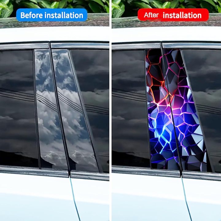 Personalized Car B-Pillar Decal, Upgraded Vinyl Car Decals,Car Side ...