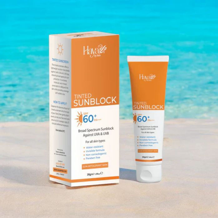 Tinted Sunblock by Haya Rabi – Broad Spectrum SPF Protection with ...