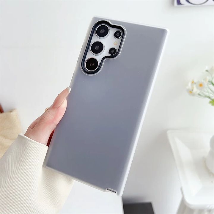 HOCE 2 in 1 Matte Jelly Phone Cases For Samsung Galaxy S25 S24 S23 S22 Ultra Plus S23 FE Case ...