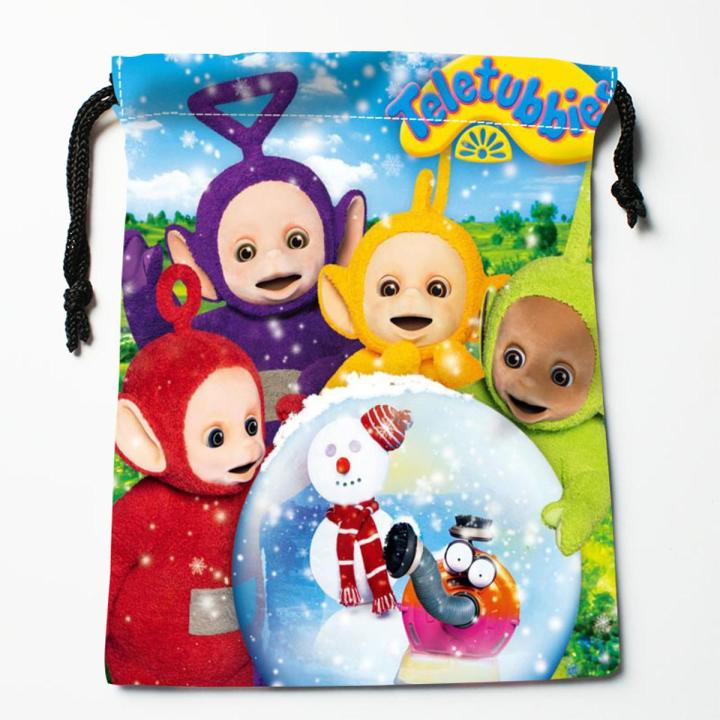 Cartoon Teletubbies Drawstring Bags HD Print 18X22CM New Arrival Soft ...