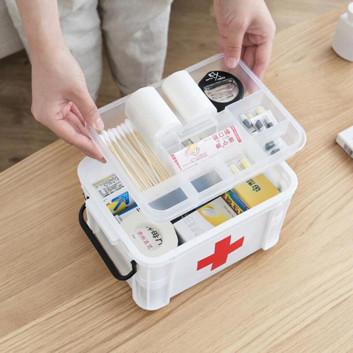 Medical Box, First Aid Box with Portable Handle, Family Emergency Kit ...