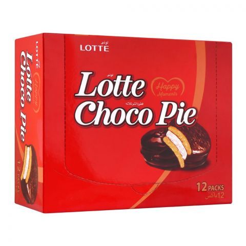 Lotte Choco Pie Biscuits 12 Pack 336 GM | Daraz.pk
