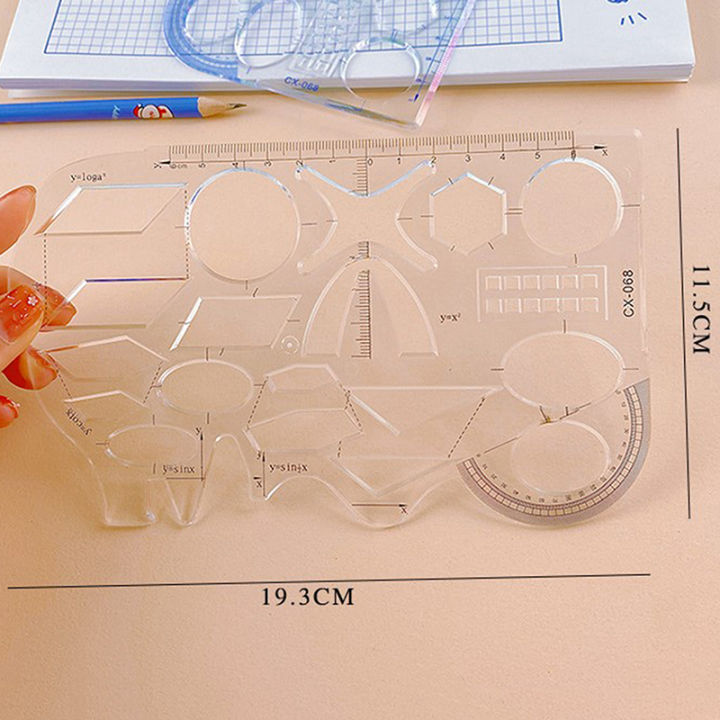 Angle Geometric Drawing Template Circle Maker Drawing Ruler ...
