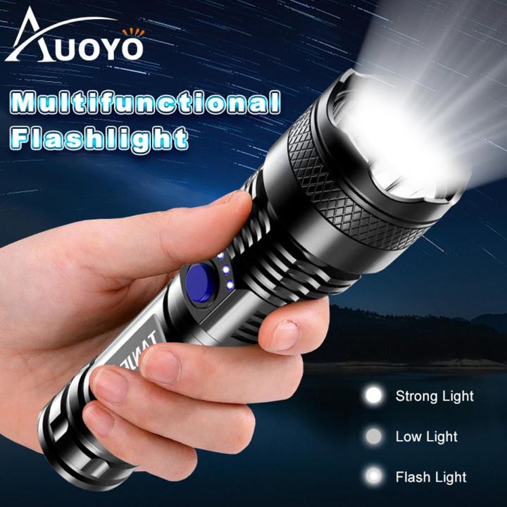 Auoyo Imitate P50 Strong Light Portable Multi-function light Remote ...