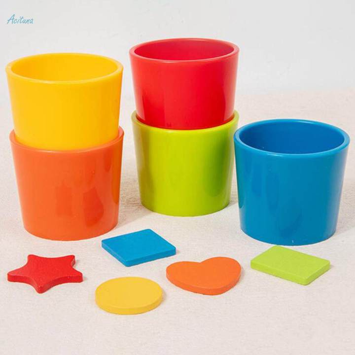 Sorting Cups Learning Activity Learning Toys Color Sorting Toy Boy ...