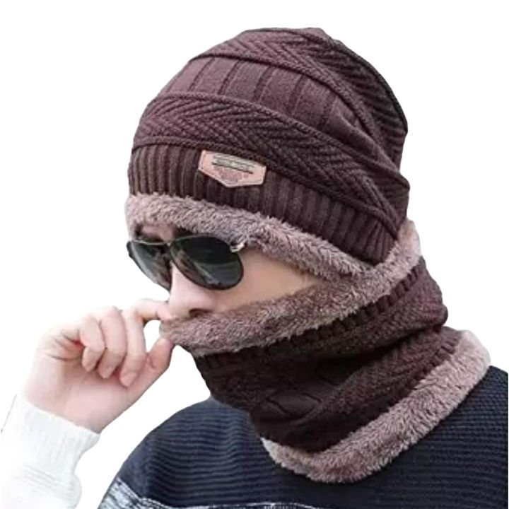Winter Cap and neck Excellent Stuff, Beanie Neck Warmer Scarf and ...