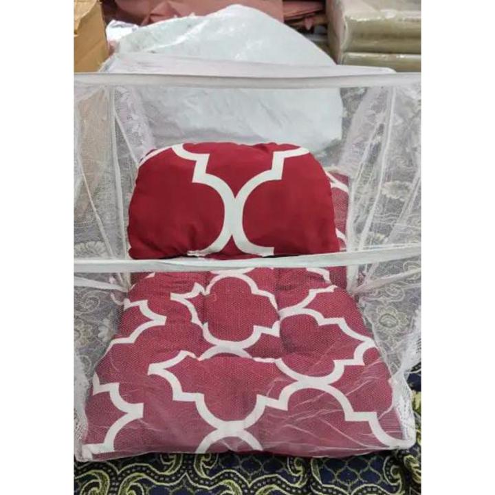 Fancy Baby Sleeping bag with Mosquito net Embroided Frill Crib 0-1 Year ...