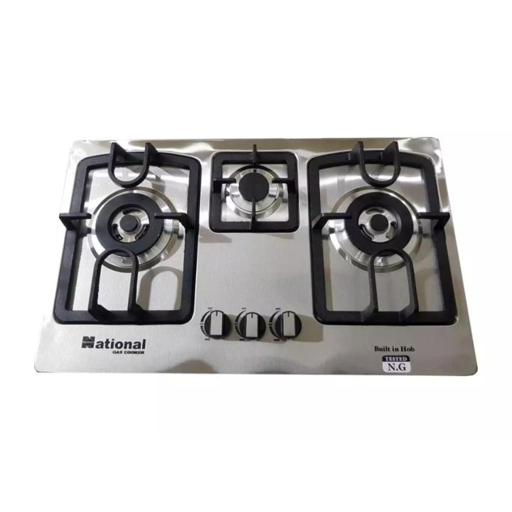 New Modern Design Q National 3 Burner HOB Stove Technical Blue Flame ...