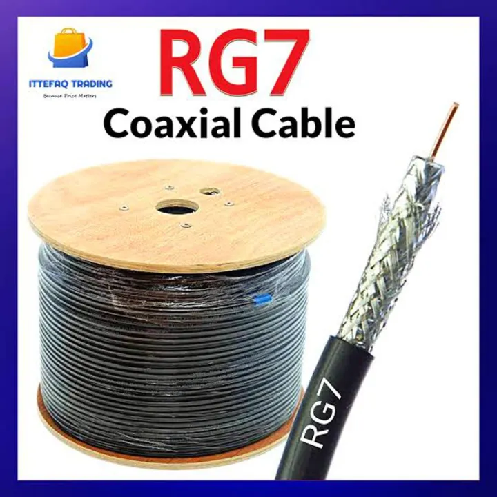 RG7 Coaxial Cable TV Cable Antenna Satellite Dish Digital Signal Audio ...