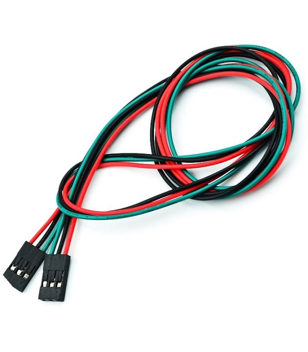 70cm 3 pin female-female cable jumper wire Dupont | Daraz.pk