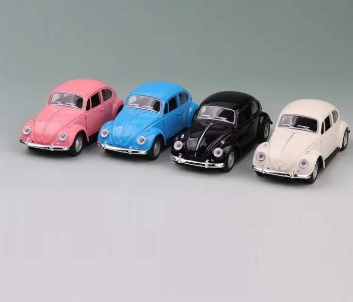 VOLKSWAGEN BEETLE CAR TOY TWO DOORS OPEN VW BEETLE METAL CAR MODEL PULL ...