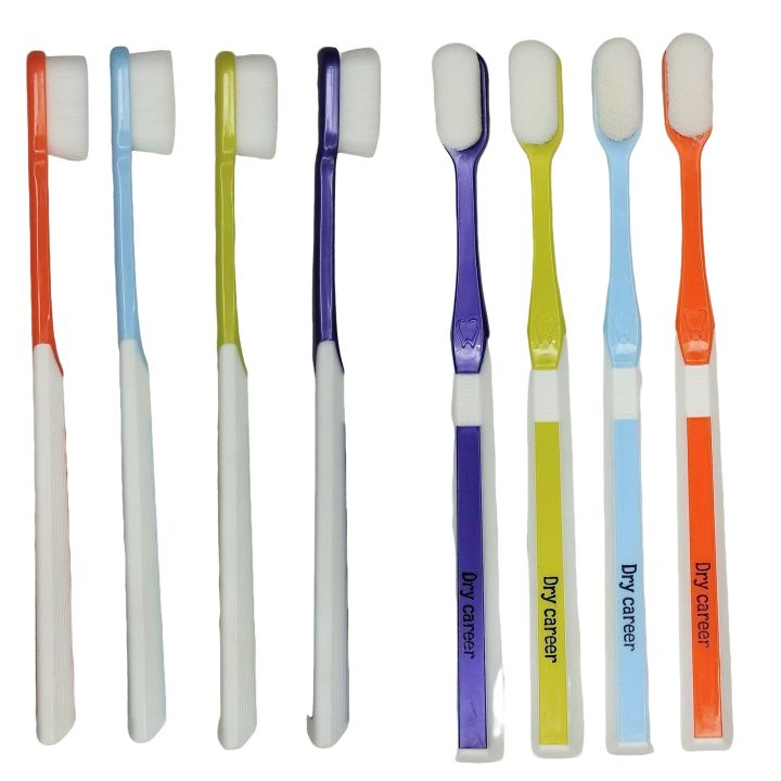 Ultra Fine Soft Toothbrush Nano Bristle Adult Tooth Brush Teeth Deep ...