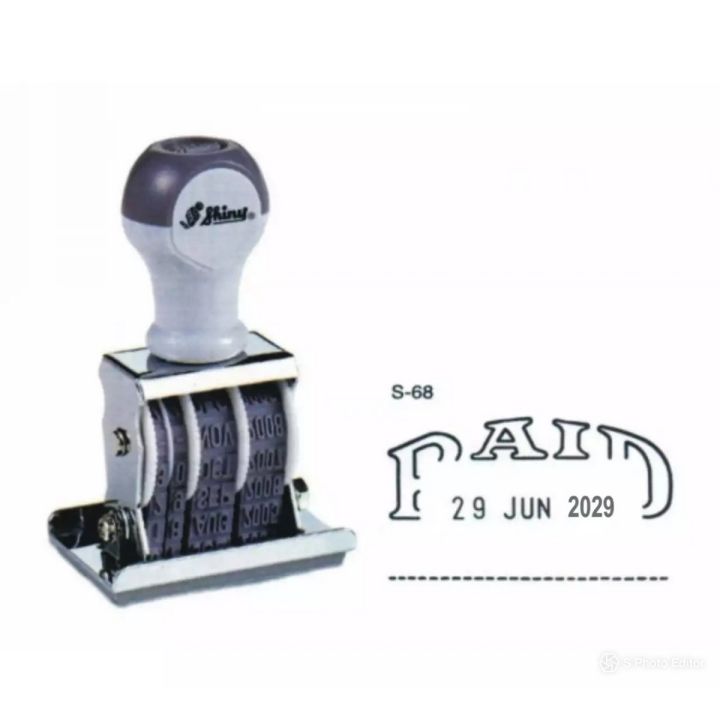 Customize paid date stamp with your own choice | Daraz.pk
