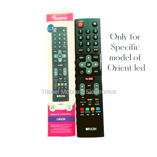 Remote for ORIENT_Android Smart LCD LED TV WITH UTUBE BUTTON | Daraz.pk