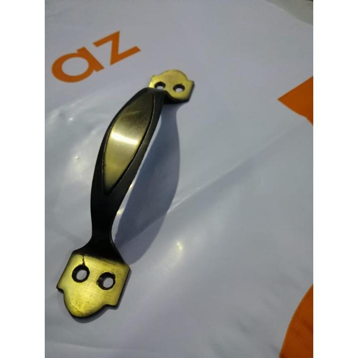 5 Inch Sliding Barn Door Handle Pull Black & Golden ! | Daraz.pk