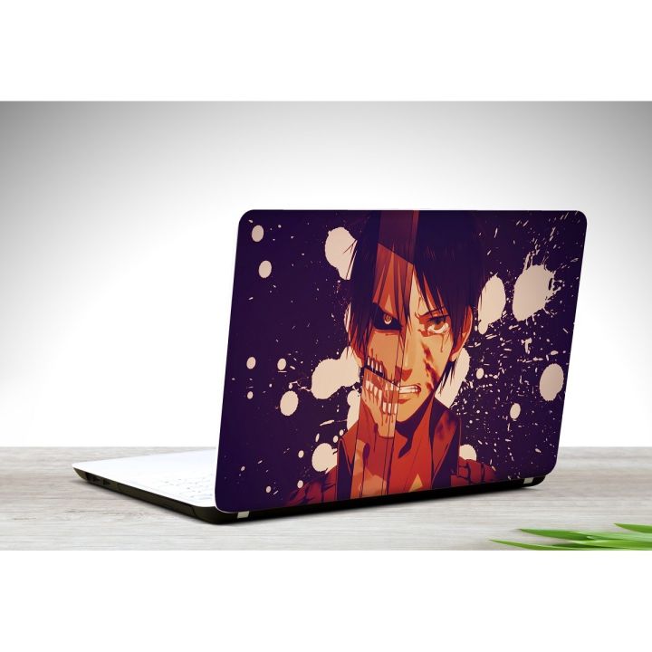 Eren Jaeger Titan Form Attack on Titan Anime Laptop Skin Vinyl Stickers ...
