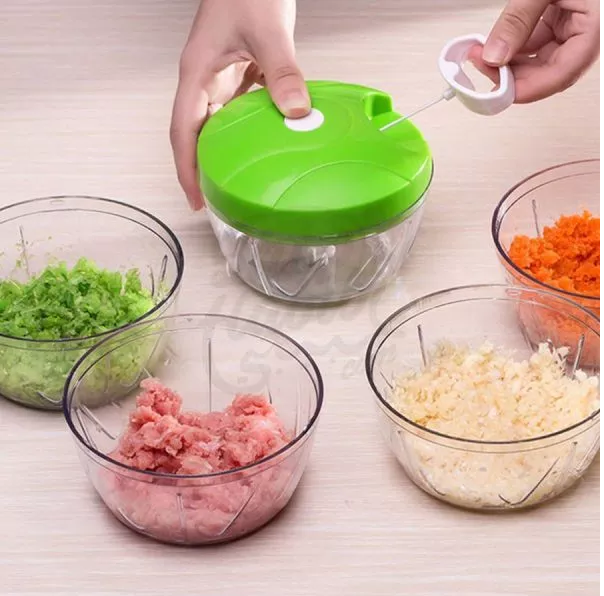 Mini Speedy Chopper Manual Hand Pull Vegetable Multifunction speedy ...
