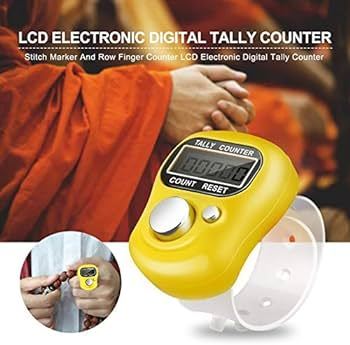 Digital Tally Counter Tasbeeh Finger Ring LCD Zikr Tasbih Stress ...
