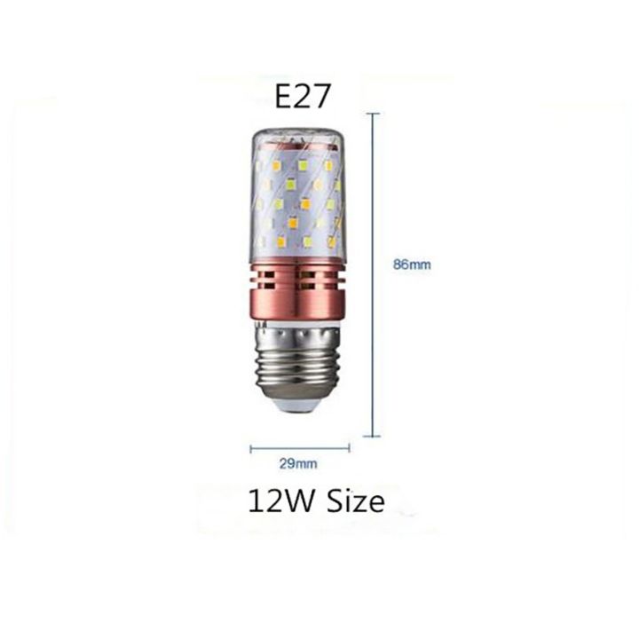 E14 E27 AC 220V LED 12W Lamp Light Red Blue Green Pink Purple Yelllow ...