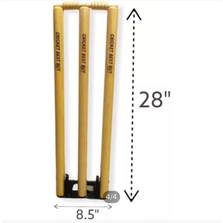 Cricket Wooden Spring Wickets Hard Ball And Tape Ball Wickets Cricket ...