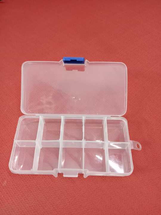 07 Grid Plastic Storage Box Jewelry Multi-Purpose Tools Container ...