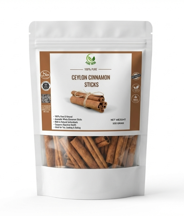 Ceylon Cinnamon Sticks (Dar Chini) 100g | 100% Natural Cinnamon ...