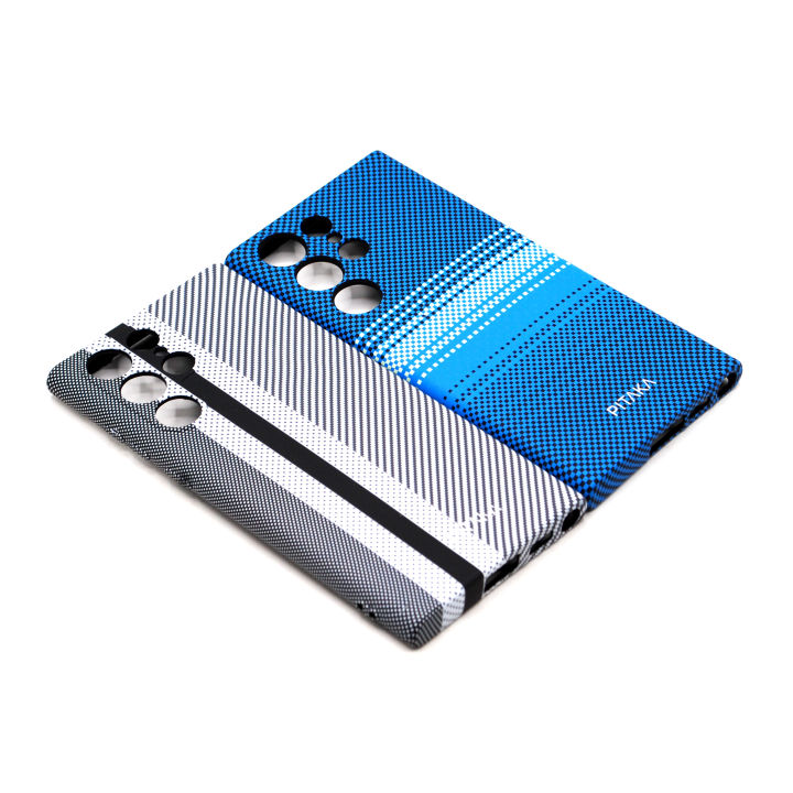 Samsung S23 Ultra Back Cover Soft Pitaka Leather Case For Galaxy S23 ...