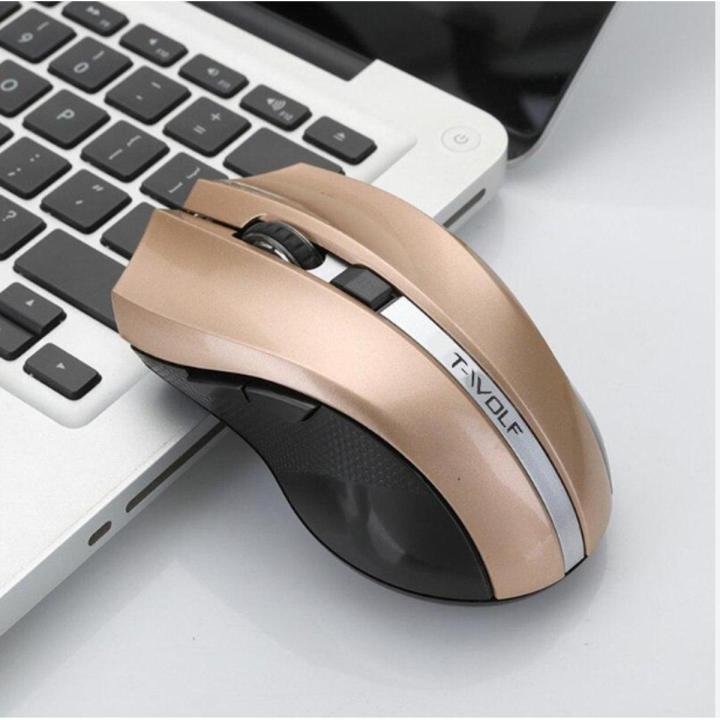 T-wolf Q5 Wireless Mouse 2000 DPI Adjustable Ergonomic Mice Good ...