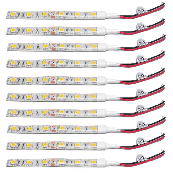 NANLIY- 20Pcs 10cm Waterproof 5050 Led Strip Lights Dc 12V Caravan Boat ...