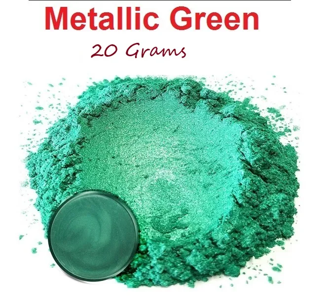 Epoxy Resin Color Metallic (Green) 20 grams POWDER Form (Imported ...