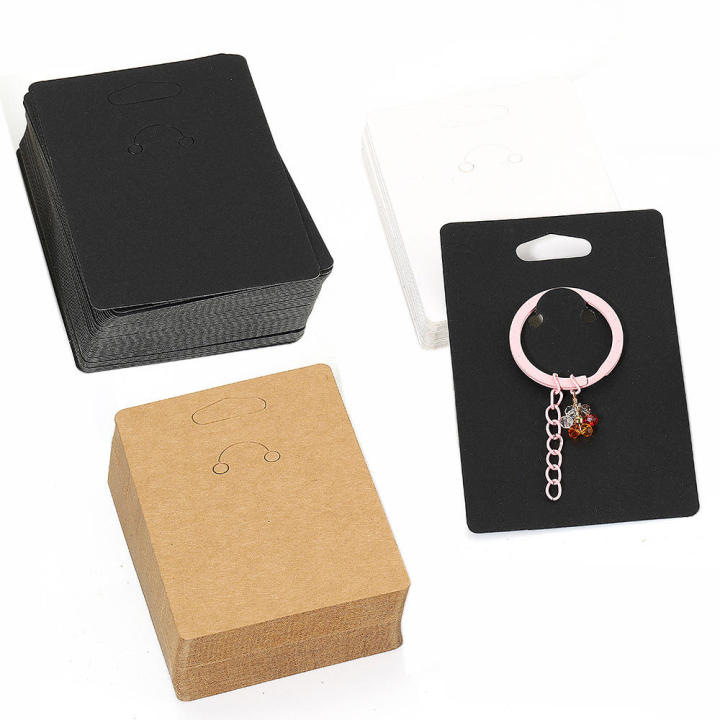 6*9cm Size Keychain Display Cards Lightweight Cardboard 50pcs Pack ...