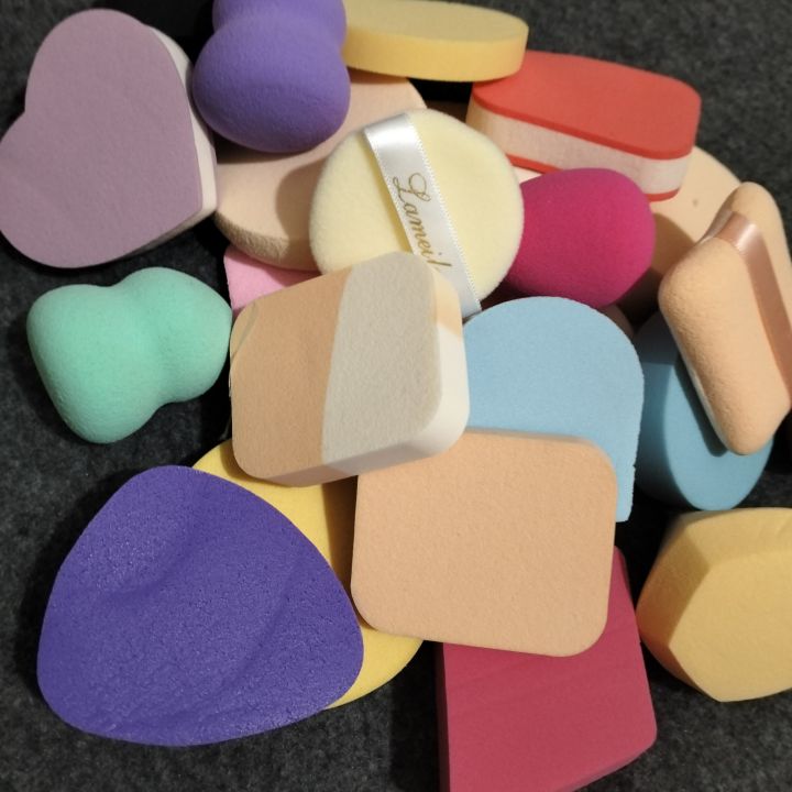 Pack of 10/6/5/2/1 Beauty Blending Sponges for Cosmetics face powder ...