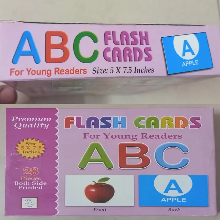 Learning Flash Cards For Kids - ABC Art# M247-F-Card-Alphabet-Stat-002 ...