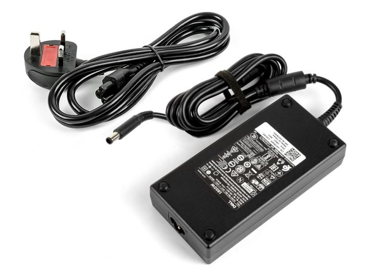 Dell 180W Laptop Charger — Original Center Pin Power Adapter with Cable ...