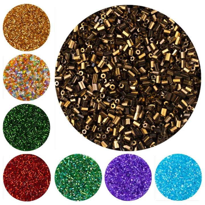 1000pcs Mixed Glass beads Multi Colors and Size Round Bugle Glass Bead ...