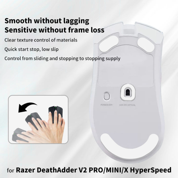 1 Set Gaming Mouse Foot Pad Anti-Slip Mouse Skates Sticker For Razer ...