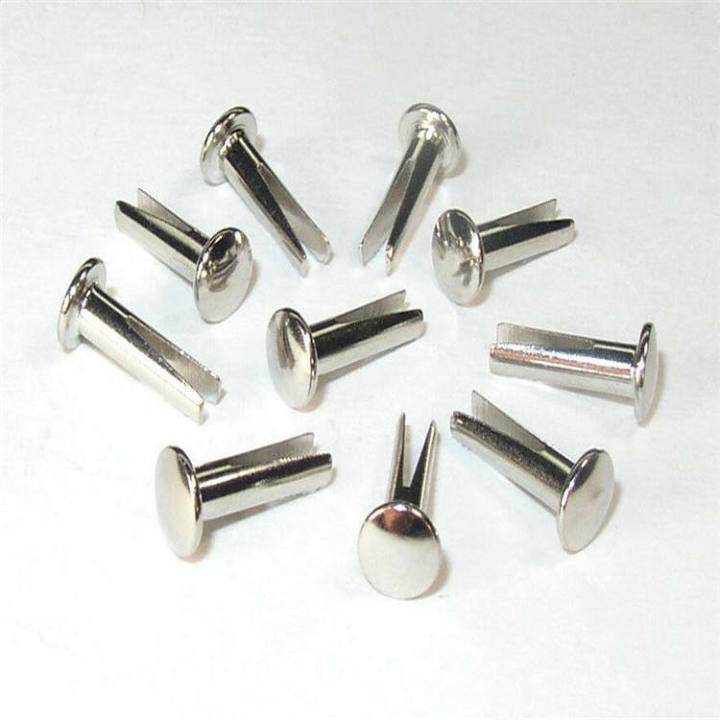 Bifurcated Steel Split Rivets – Heavy Duty Metal Fasteners for Leather ...