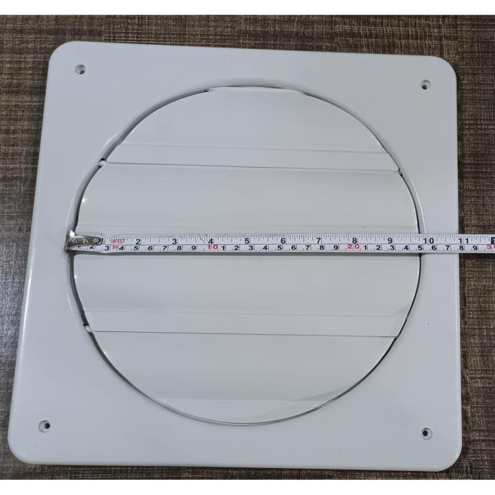 City Klass Exhaust Fan Plastic Shutter White 12 Inch Free Screws and ...