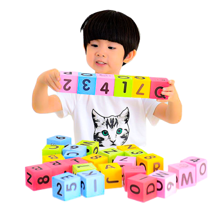 Unbreakable Educational Building Blocks Toys Set - Alphabet Letters ...