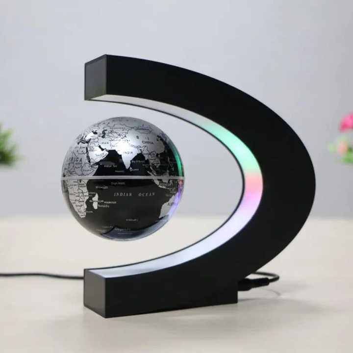 Floating Magnetic Levitation LED World Map globe | Daraz.pk