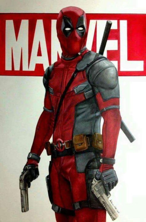 Set of 5 Deadpool avenger movie aesthetic design a4 size vinyl sticker ...