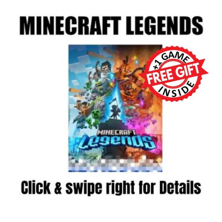 Minecraft Legends - Game For PC with free Gift (Google Drive/ Mediafire ...