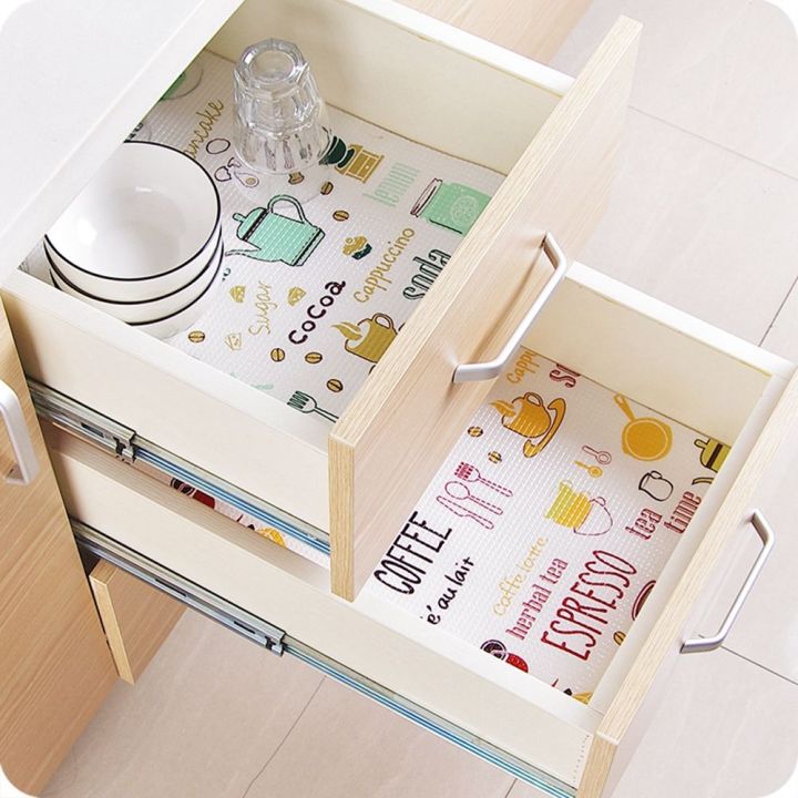 Roll Dust Kitchen Accessories Cabinet Drawer Drawer Mat Shelf Liners ...