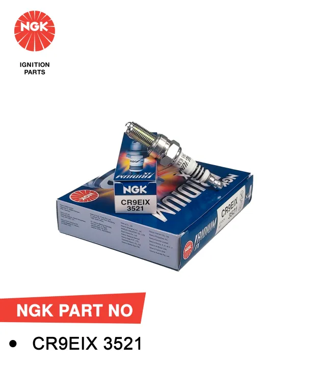 NGK Spark Plug Iridium IX for Honda CD70, Yamaha YBR 125, YBZ 125G, YB125Z/DX, Suzuki GD 110 ...