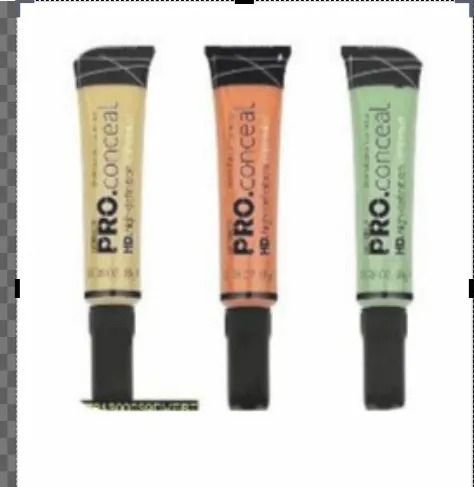 Pack of 3 Pro Concealers – Orange, Green & Yellow Creamy Beige | Full ...